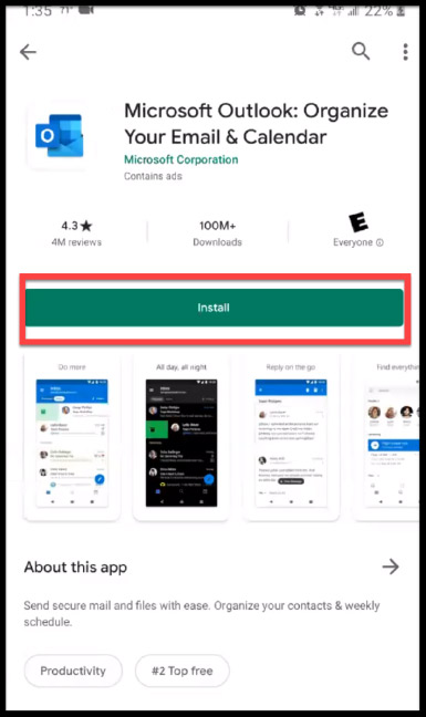 IT Services - Setting up Microsoft Outlook App on Android - Old IT ...