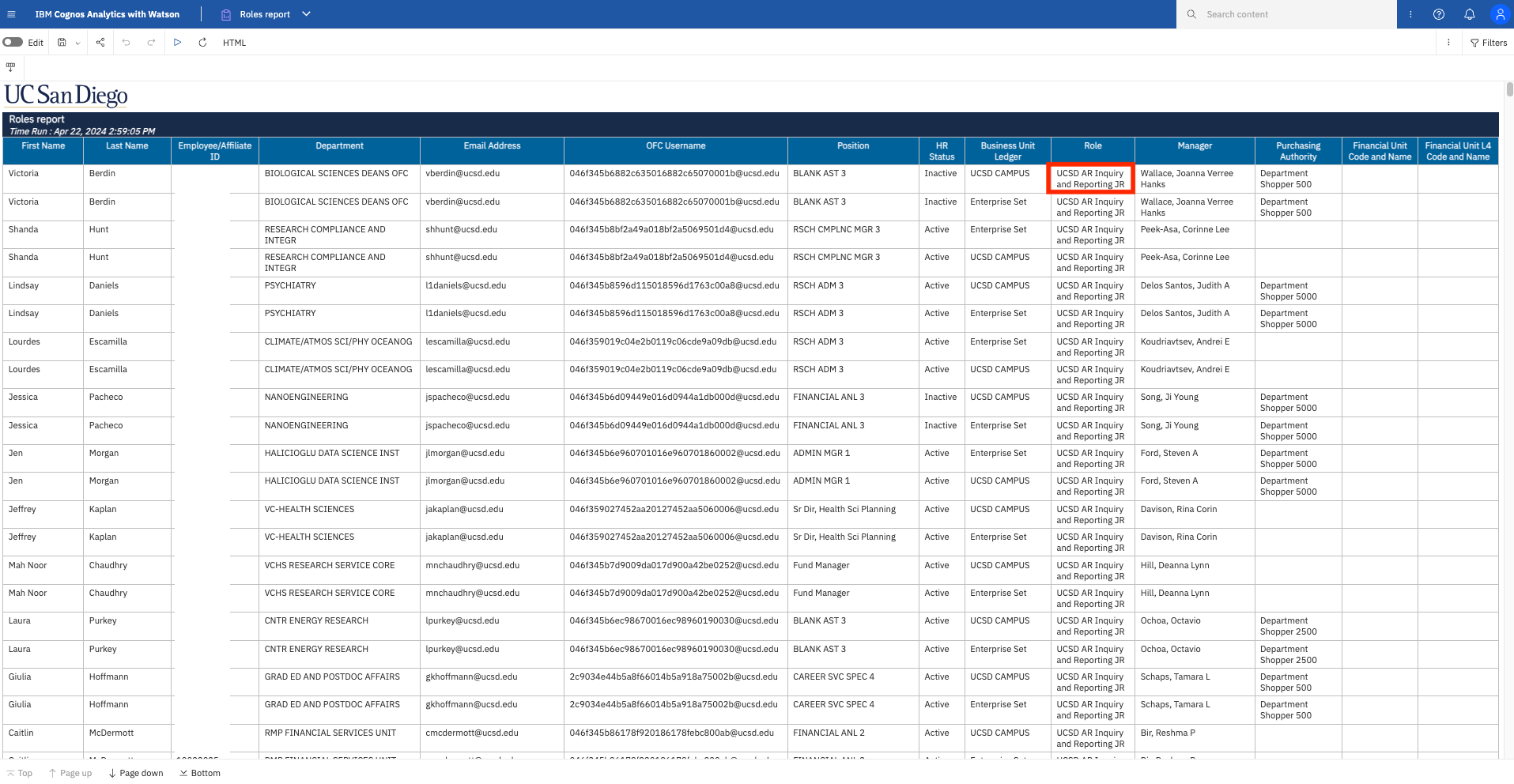 Budget & Finance Knowledge Base - How to Look Up User Roles in Oracle ...