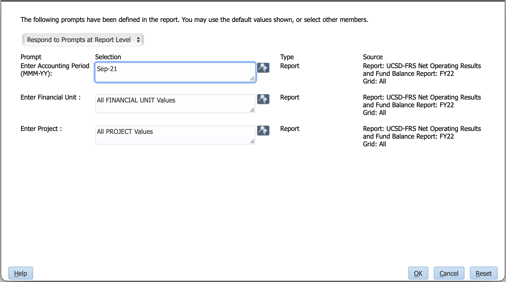 KB0032860 - How to Run the UCSD Net Operating Results and Fund Balance ...