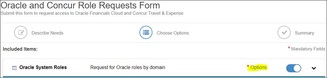 Budget & Finance Knowledge Base - How to Request Oracle Inquiry and ...