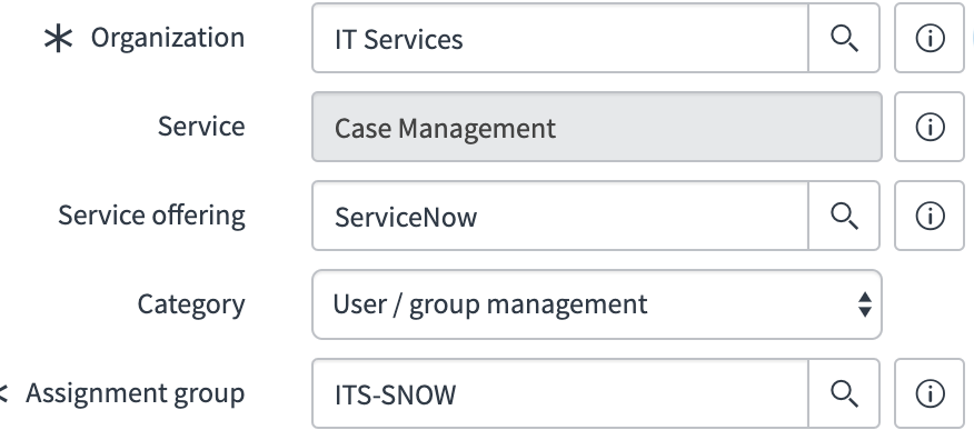IT Services - ServiceNow Terminology for New Groups - Services & Support